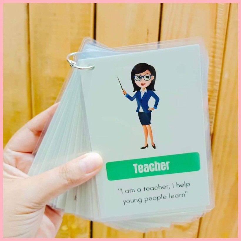 community helper identification educational flashcards laminated ...