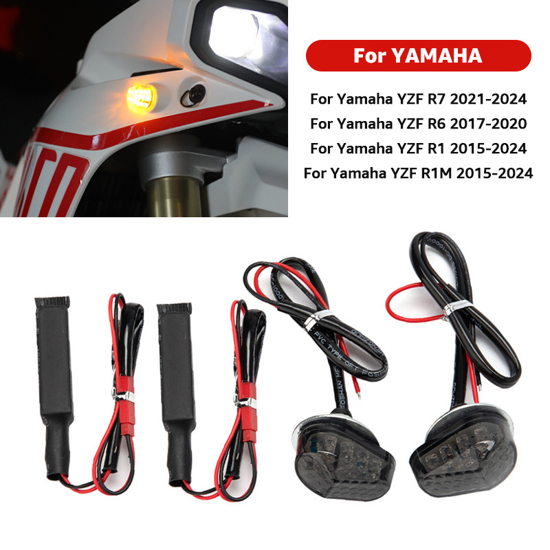 LED a Turn Signal Light Front Rear Flasher For YAMAHA YZF R7 R6 R1 R1M ...