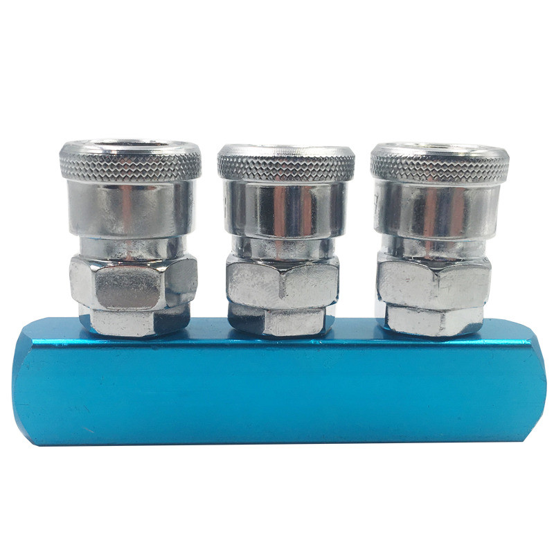 Pneumatic C-type quick connector self-locking multi-pipe C-type SML-2 ...