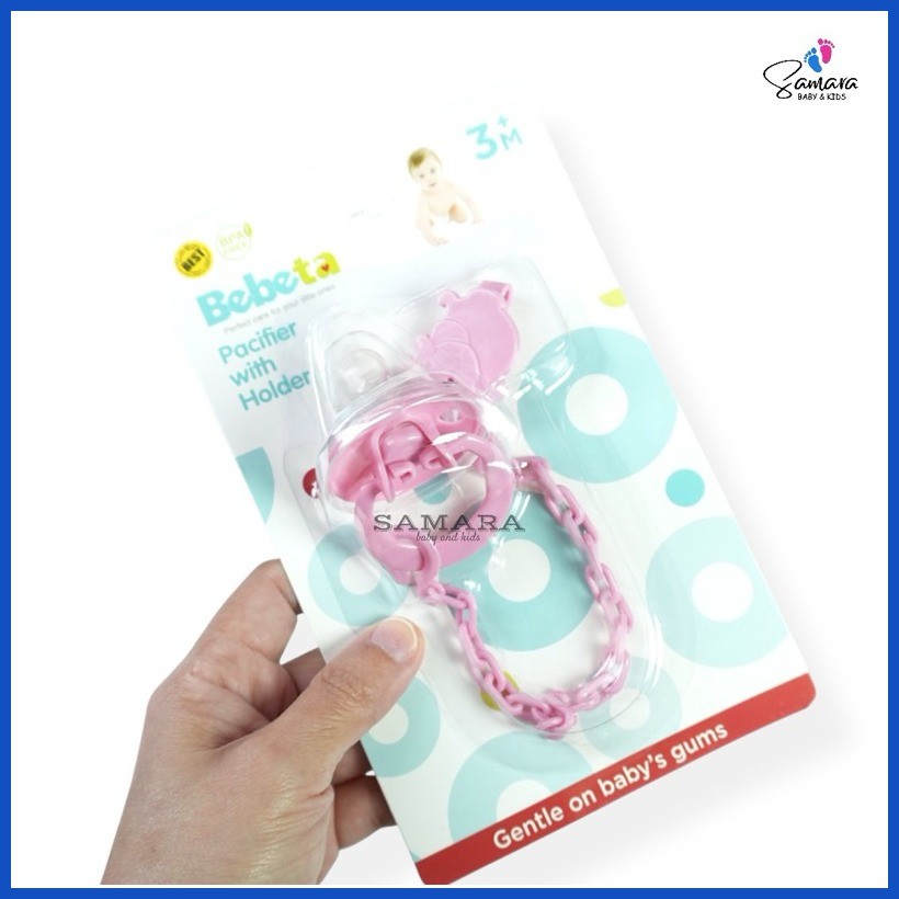 Bebeta Pacifier-Silicone With Holder and Cover | Shopee Philippines