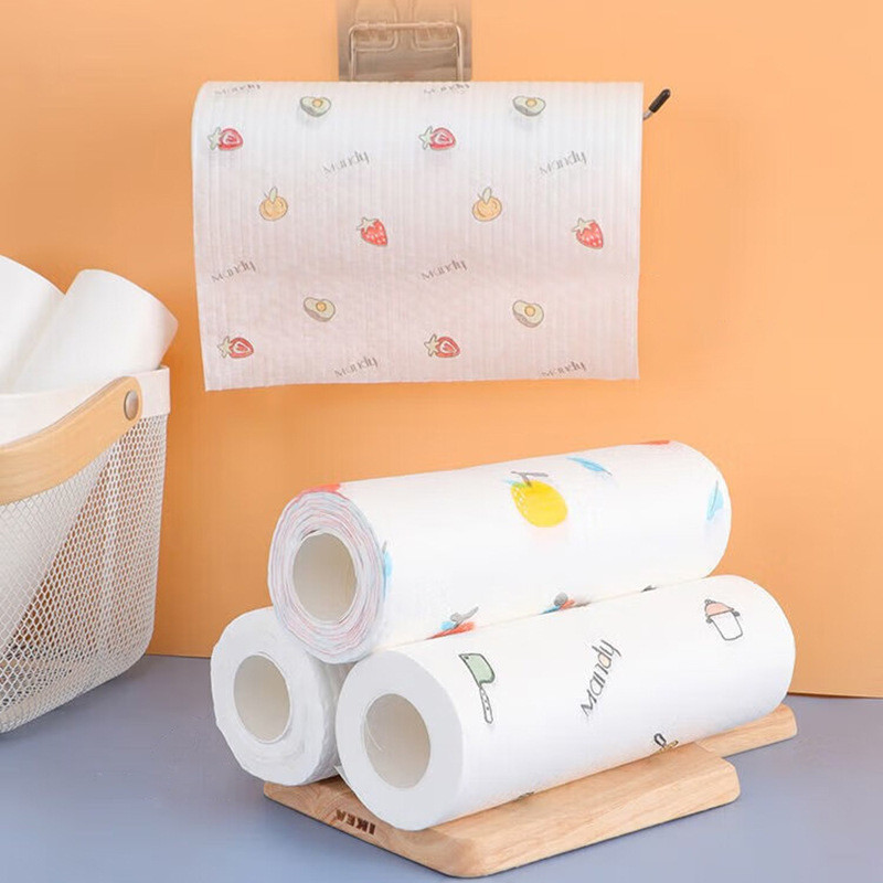 70 Pulls/Roll Disposable Clean Lazy Rag Party Kitchen Towel Tissue ...