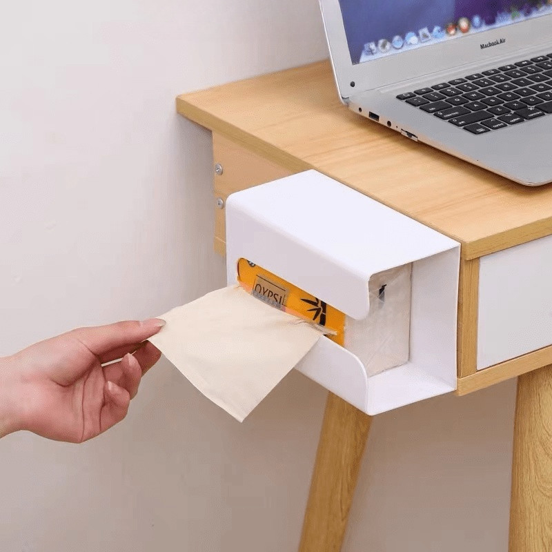 Creative Tissue Box Holder Wall-Mounted Tissue Holder Kitchen Toilet ...