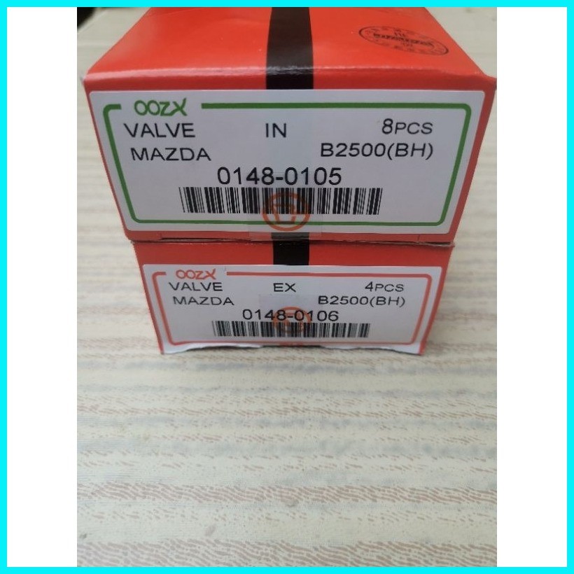 Engine Valve Mazda WL/B2500 8pcs Intake 4pcs Exhaust Fuji | Shopee ...