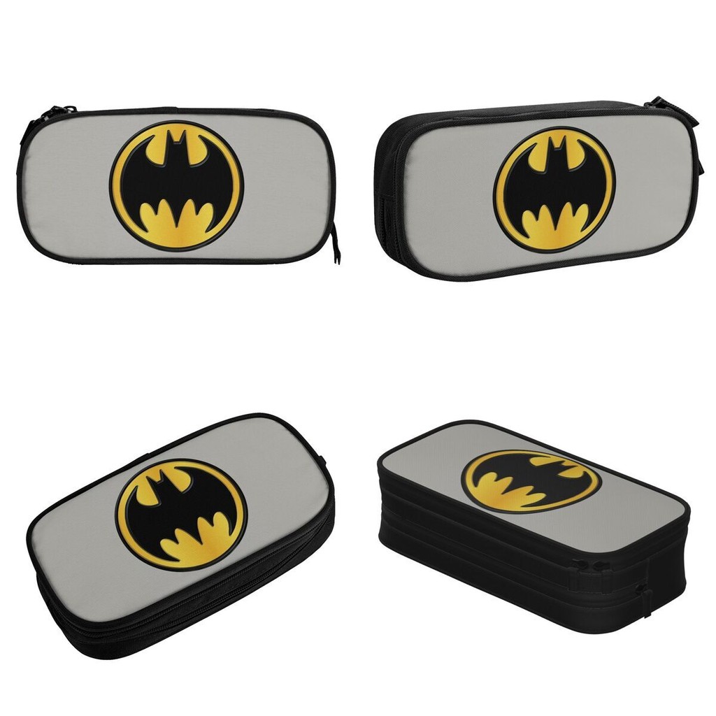 Batman Symbol Cases Classic Pen Pencil Bags Girl Boy Large Storage ...