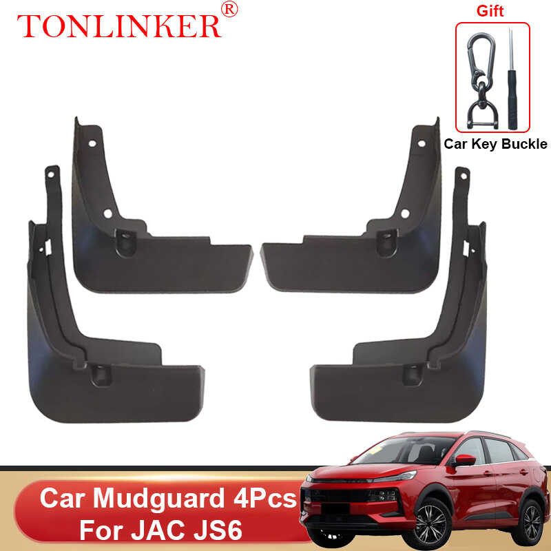 D13 TONKER Car Mudguard For JAC Js6 2021 2022 2023 SUV Mudguards Splash ...