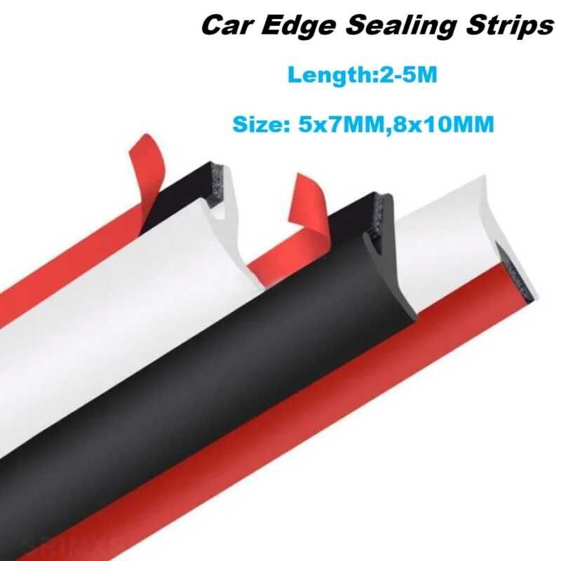 C09 Car Rubber Strip For Front Rear Bumper & Lip Headlight Side Skirt ...