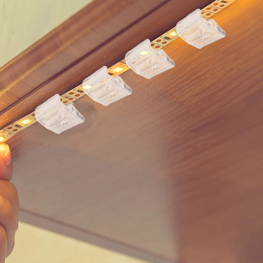 LED Strip Light Mounting Fixing on Wall Clips - Self-Adhesive Wire ...