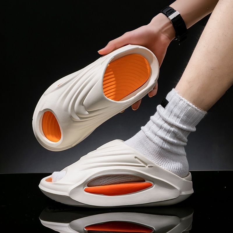 New Style Sports Slippers Outer Wear Motorcycle Slippers Men's Anti ...