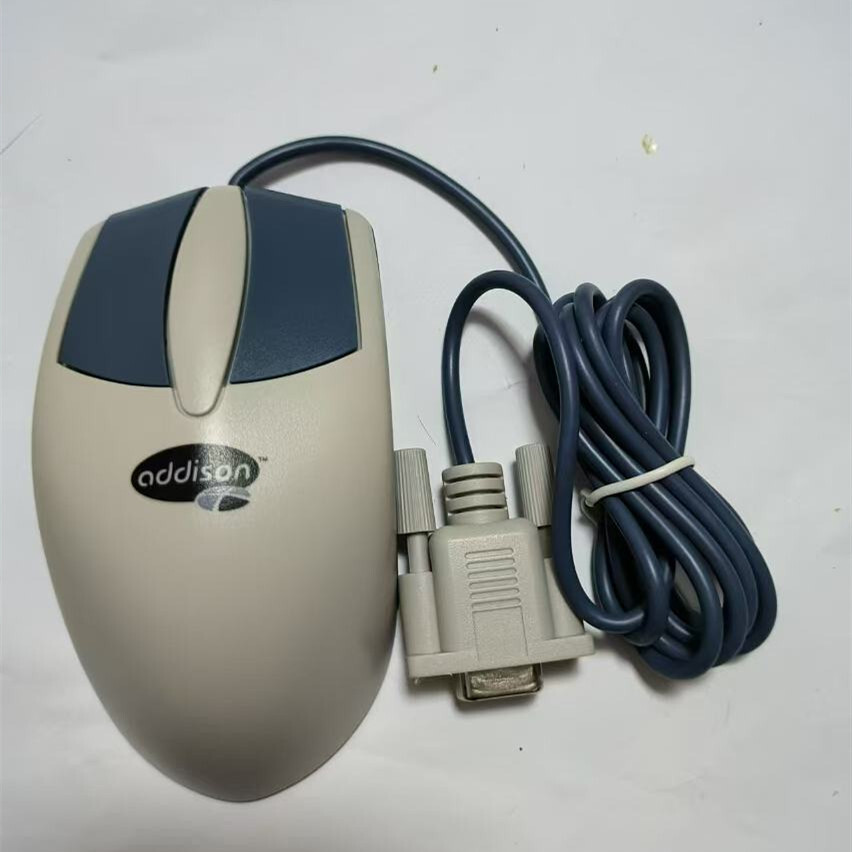 New 2D wheel mechanical COM serial 9-pin square port mouse can replace ...