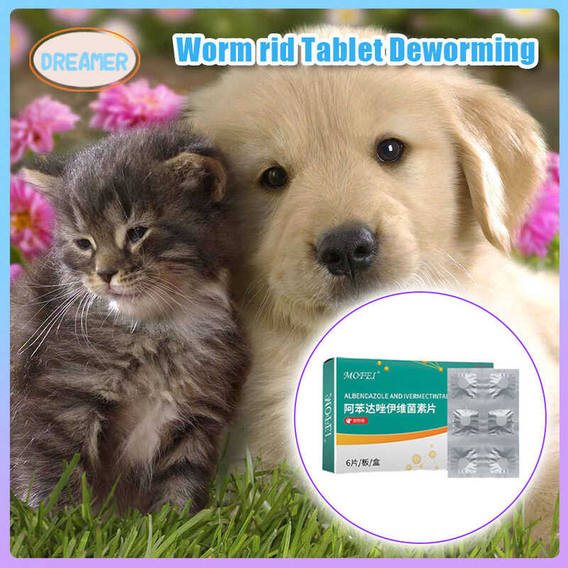 Dewormer Ivermectin Tablet Anti Tick And Flea 6Pcs/Box For Large Dog ...