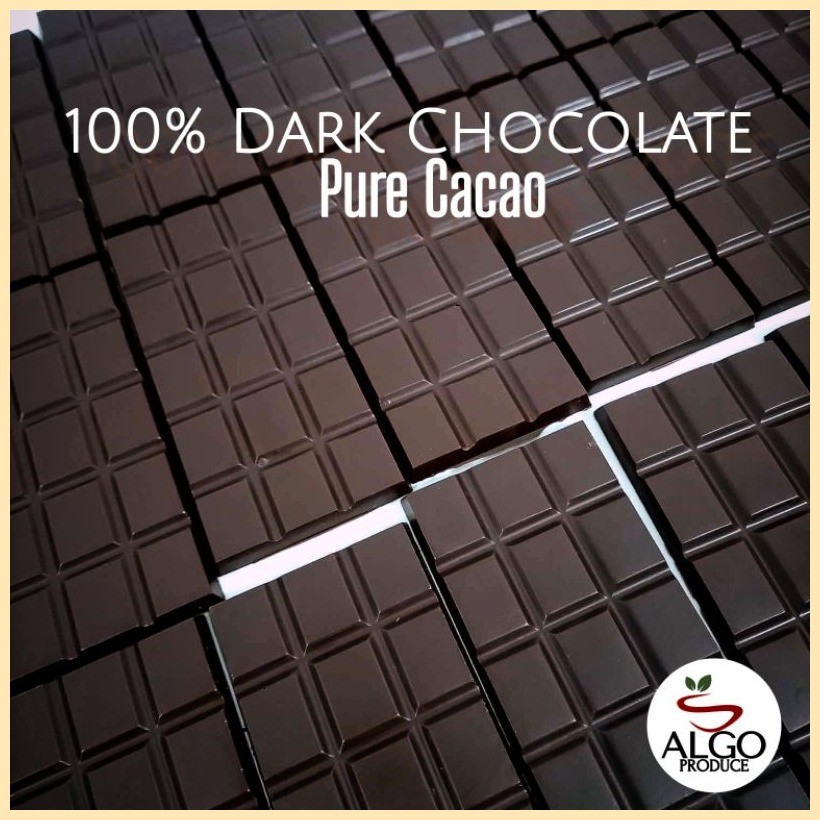 100% Pure Dark Chocolate Bars Vegan Keto Diabetic by Algo Produce Davao City 1/2kg (500g) 10 ...