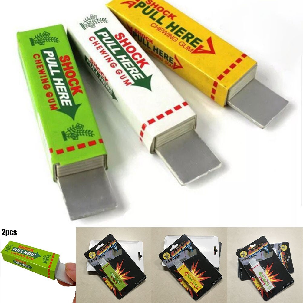 ULTRA| Electric Chewing Gum Prank Electric Toy Shock Prank Pen Photo ...