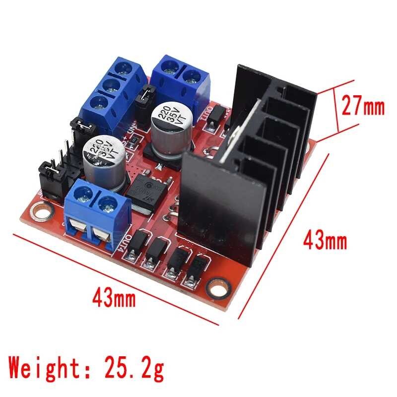 1pcs L298N driver board module L298 stepper motor smart car robot ...