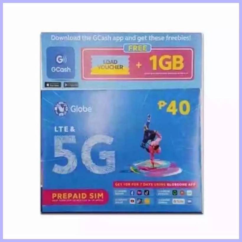 2025 TNT5G/SMART5G/TM5G/GLOBE5G Tricut Sim Sim Card with Free Promo ...