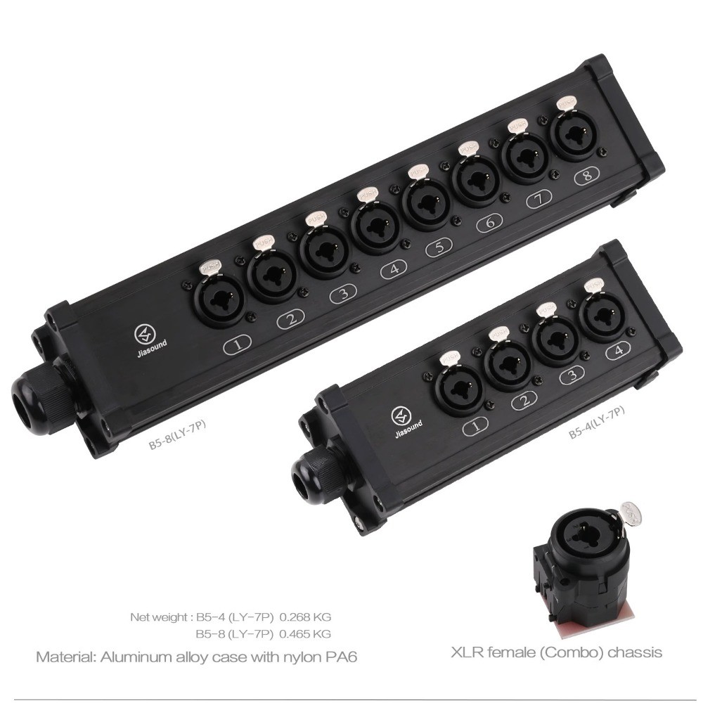 Jiasound B5 Multi-Channel Mobile Signal Junction Box Cable Junction Box ...
