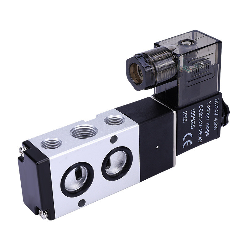 Plate solenoid valve 4M210-08 pneumatic cylinder directional valve 4M310-10 dalawang posisyon ...