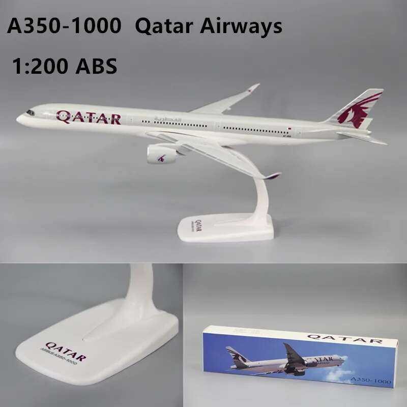 2025 New 1:200 Scale A350-1000 r Airways Aires ABS Plastic Airplane ...