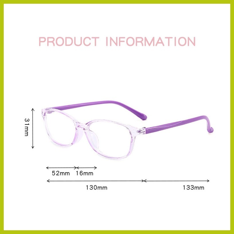 【Lens Replaceable】Cod Anti Radiation Glasses for Kids 5-13Years Old ...