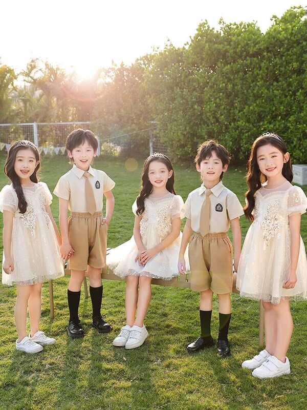 5 Kindergarten Uniform, Children's Day Choir Dance Performance Costume ...