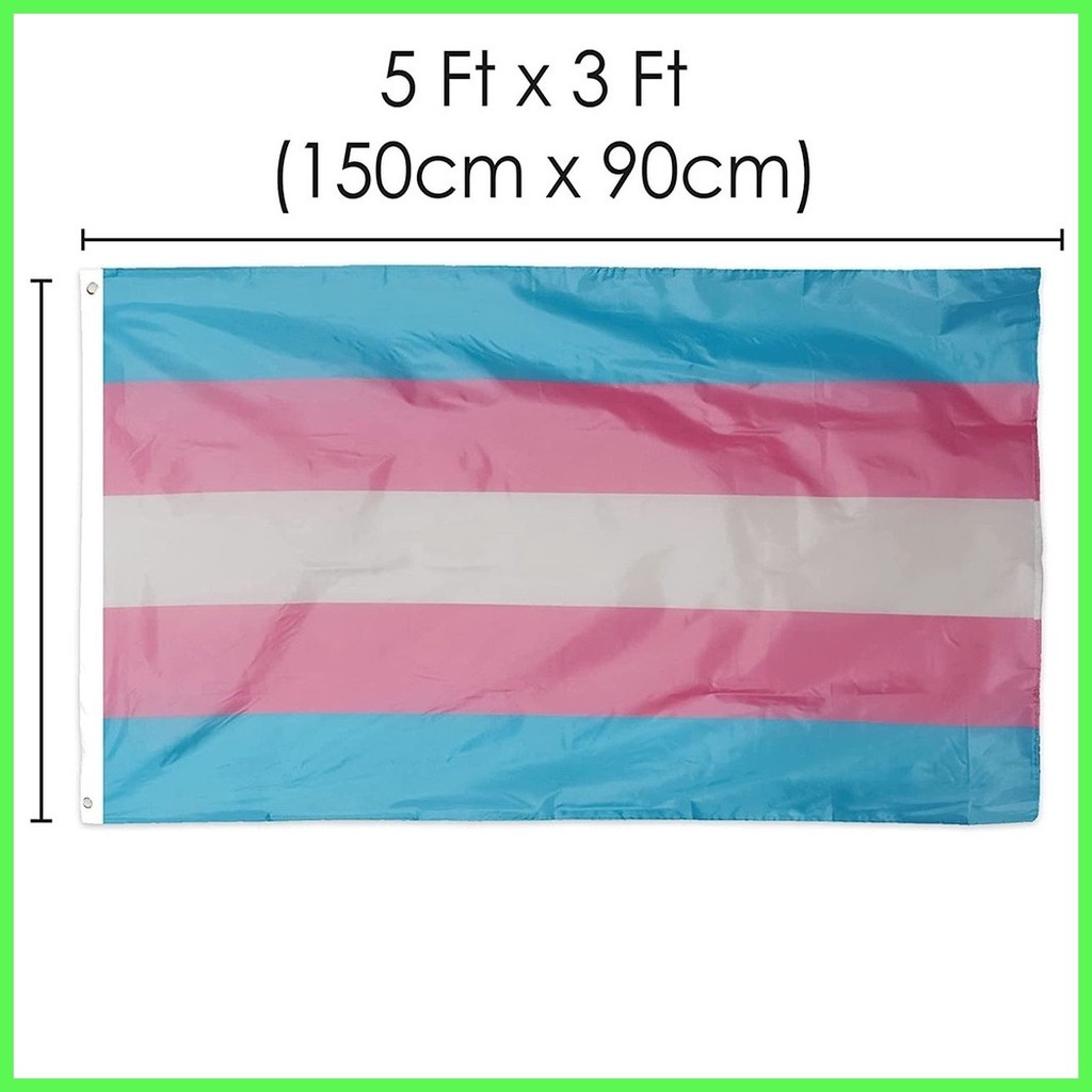 Å ℓ ღ ℠ 3x5ft Trans Flag Colorful Pride Lgbt Flags Lesbian Gay Bisexual ...