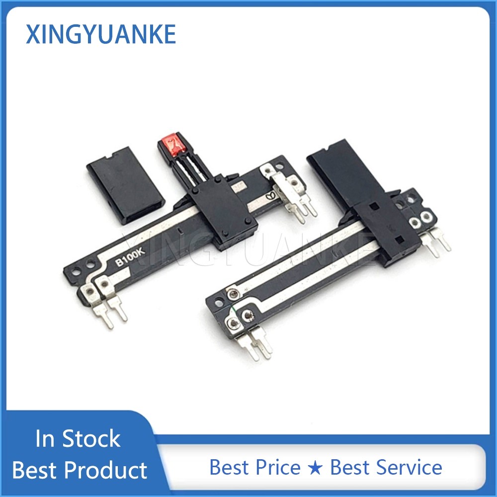 2Pcs/lot Total Length 50MM Straight Slide Potentiometer B100K With ...