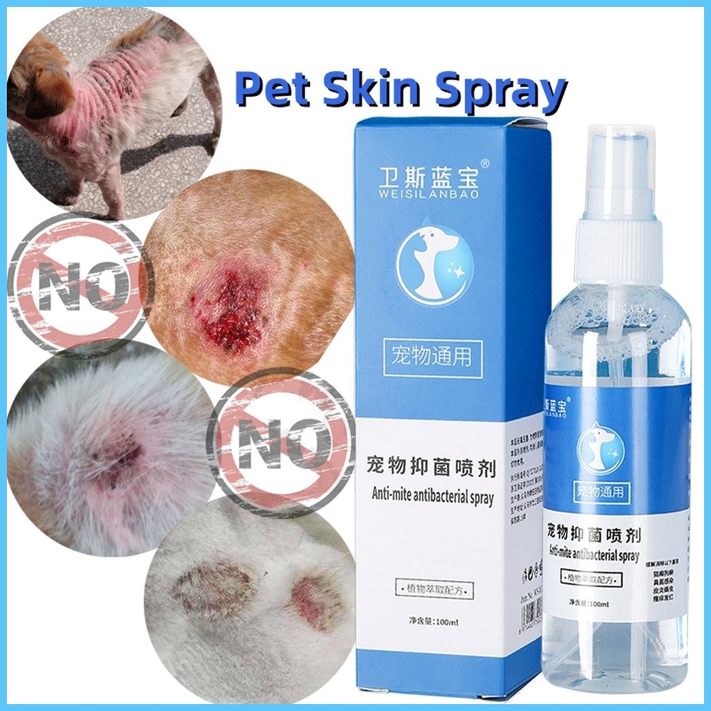 ☎ Pet Skin Treatment Spray Pet Anti fungal Spray Dog Spray For Skin ...
