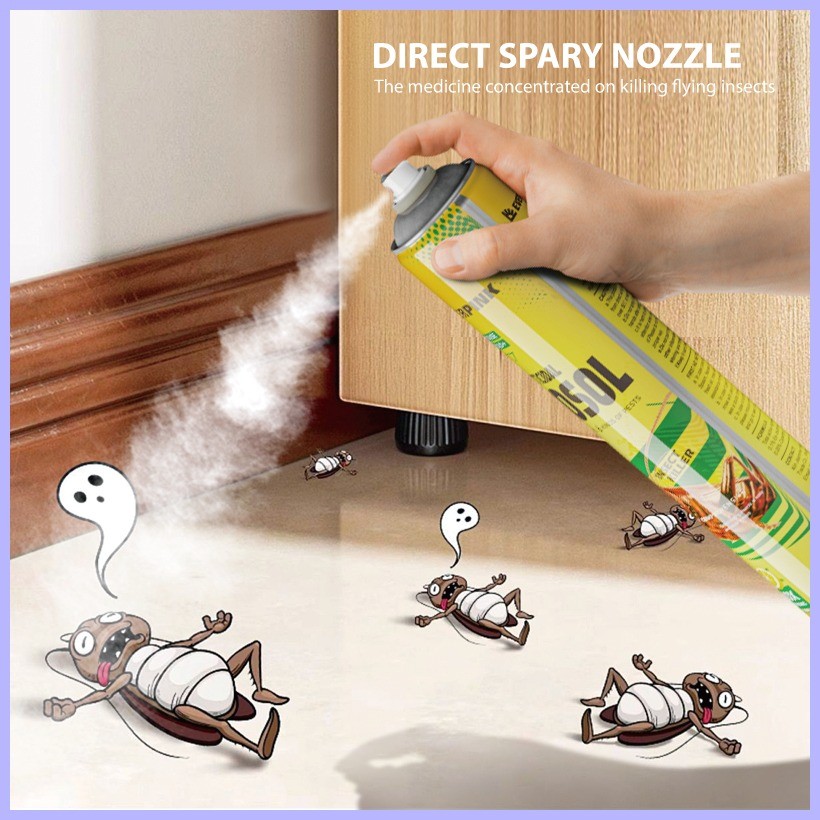 Original EVERYPINK Baolilai Mosquito Killer Lemon Insecticide Aerosol ...