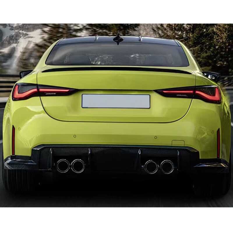 Trunk Rear Lid Boot Spoiler Wings For 4 Series G22 Coupe & M4 G82 2020 ...