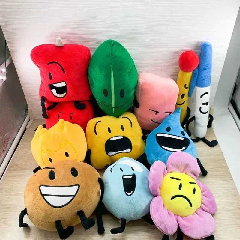 LY For Dream Island Plush Toys BFDI Firey Wer Waterdrop Bubble Cake ...