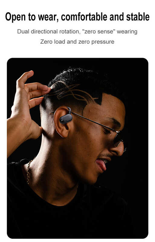 2024 For Shokz Openfit Air OWS Deepbass Bone Conduction Headphones Open ...