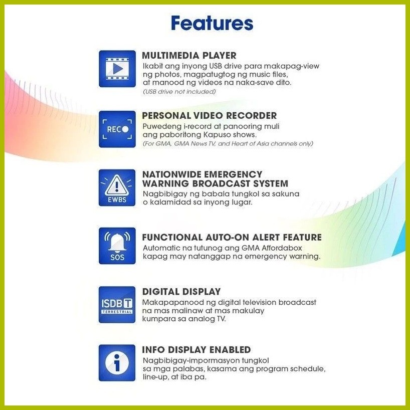 ∢ ⇨ GMA AFFORDABOX WITH FREE 2024 CALENDAR PLUS HDMI CABLE | Shopee ...