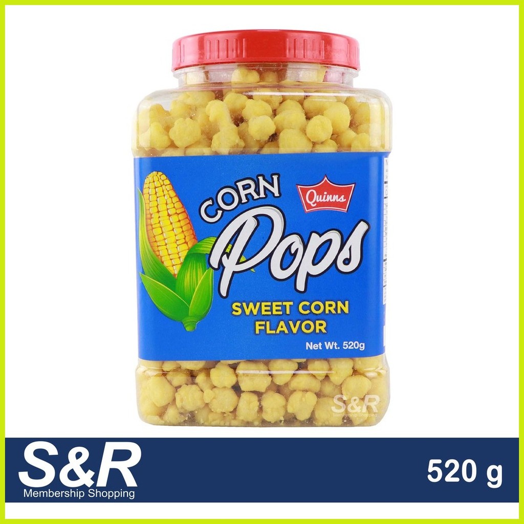 ♟ Quinns Corn Pops Sweet Corn Flavor 520g | Shopee Philippines