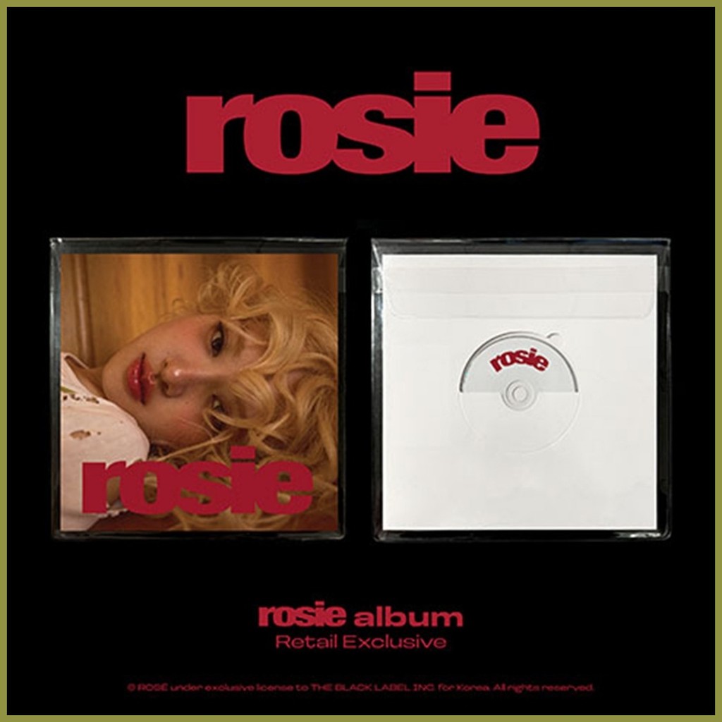 § BLACKPINK ROSE (ROSÉ) - first studio album [rosie] (Retail Exclusive ...