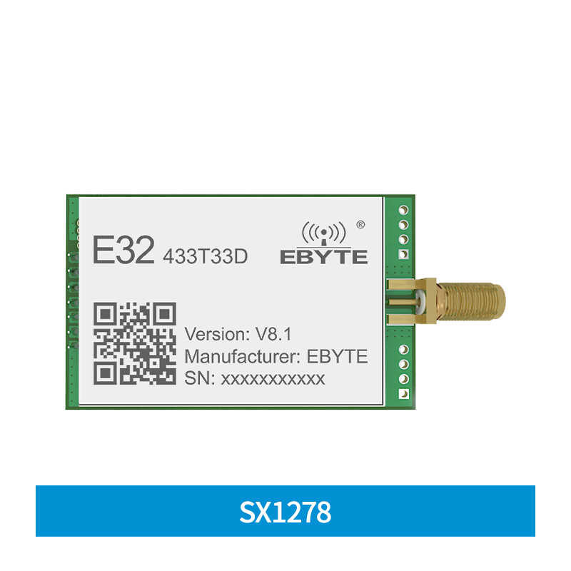 Sx1278 2 Lora Module UART RF 433Mhz 33Dbm SMA 12Km E32-433T33d Long ...