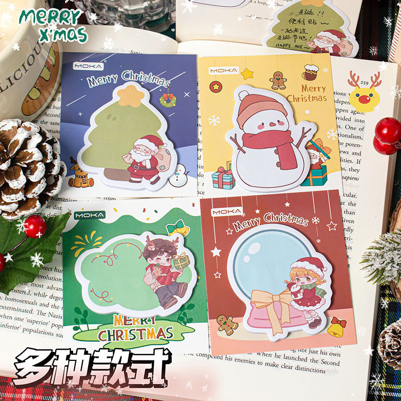 Cartoon Christmas Sticky Notes, Cute Plans Sticky Notes, Student ...