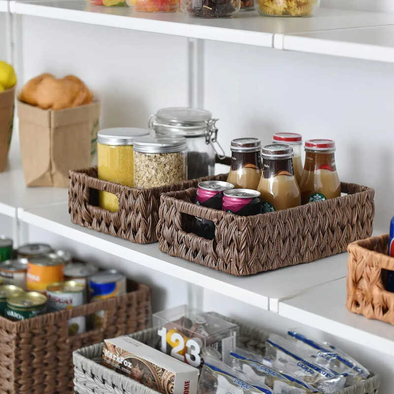 ஐ Imitation Rattan Woven Wicker Sa Labas Picnic Bread Snac Tray Fruit ...
