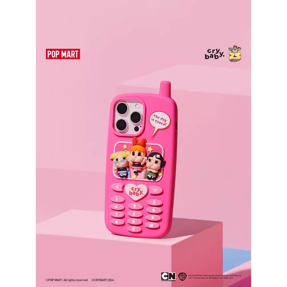 P POPMART POPMART CRYBABY x Powerpuff Girls Series iPhone Phone Case ...