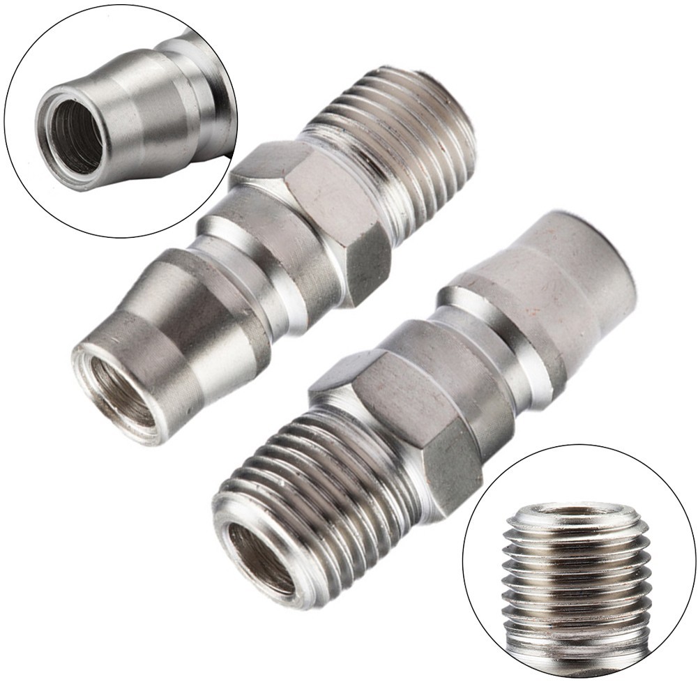 JTFY ️2PCS Male Coupling Air fitting With 1/4inch for BSP Male Thread ...