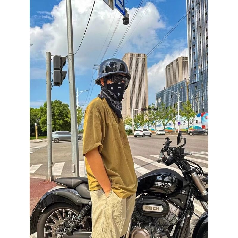 [Special Offer] Retro Helmet Unique Half Helmet Harley Motorcycle ...