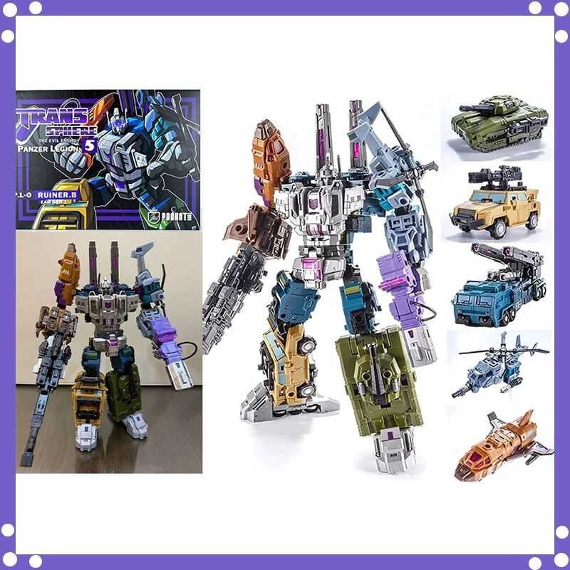 Transformation Pockettoys Bruticus 5 In 1 Pt05 Pt-05 Combo G1 Battle ...