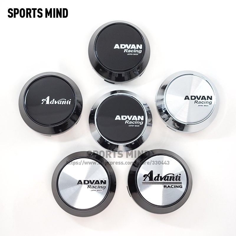 in stock 4PCS/lot 60MM Car Wheel Center Hub Caps for ADVAN Racing ...