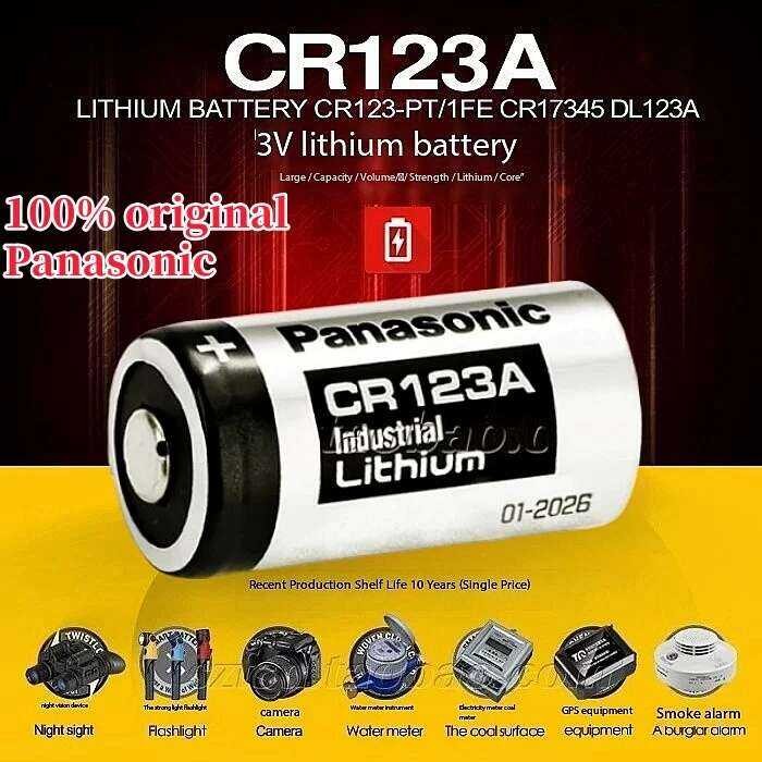 68 1 Bb 1Pcs-10Pcs 1 Original 123 Lithium 3V Arlo Camera Battery Cr123a Cr17345 Dl123a El123a ...