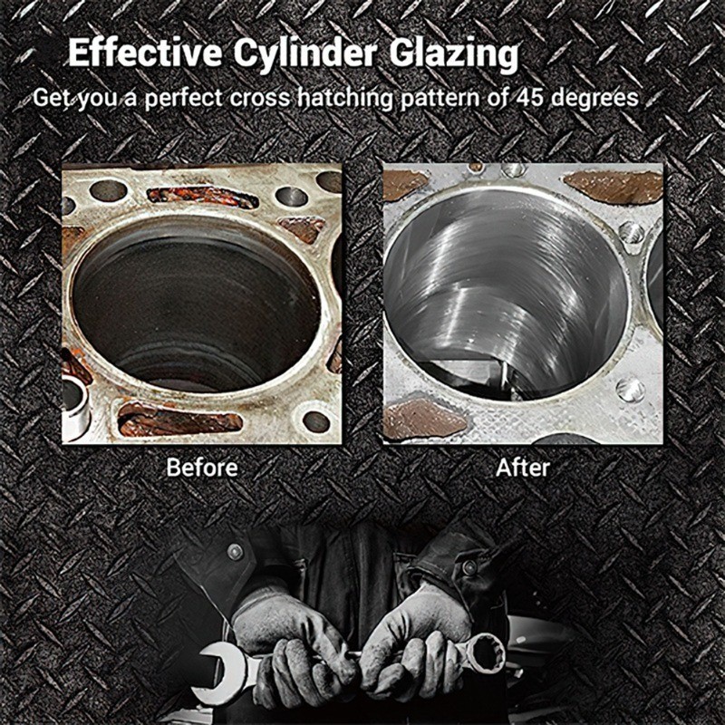 OPENMALL Steel Three-jaw Cylinder Sander Inner Diameter Grinder Car ...