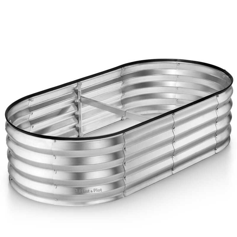 Metal Planting Garden Bed Galvanized Sheet Combination Vegetable Pot ...