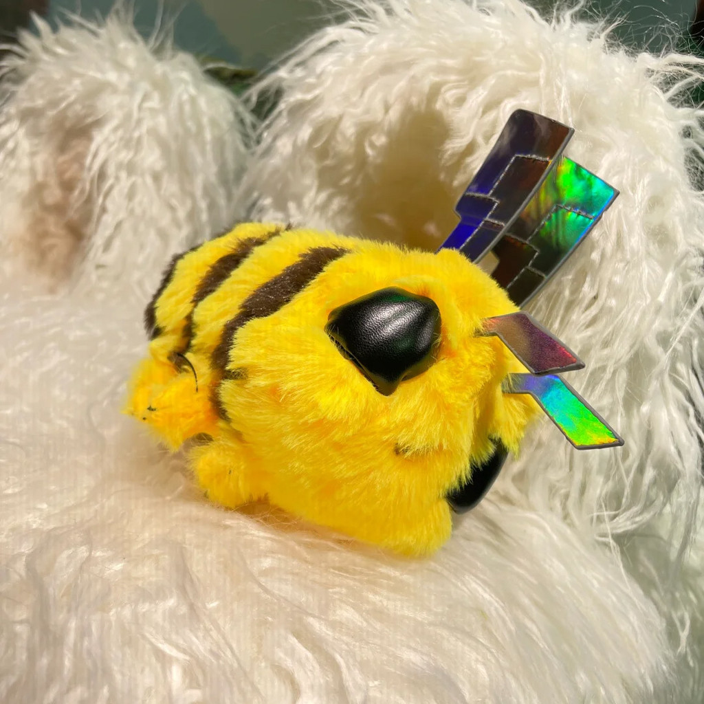Minecraft Movie Merchandise Cartoon Bee Plush Doll Fun Bumblebee Plush ...