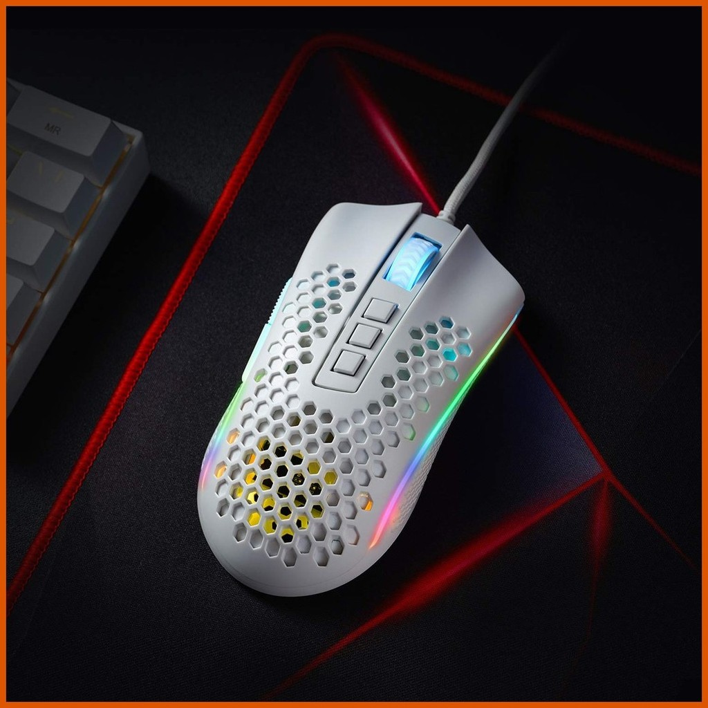 ∵ Redragon Storm RGB Wired Gaming Mouse White (M808W-RGB) | Shopee ...