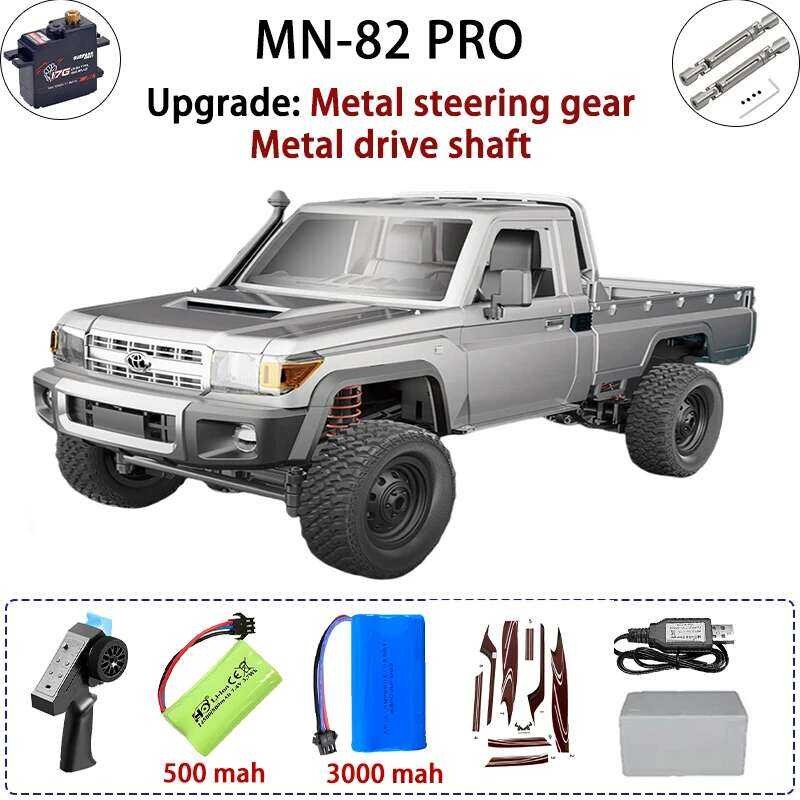 Xj Mn82 Pro RC 1/12 4Wd Simulasyon Model Electric Remote Control ...