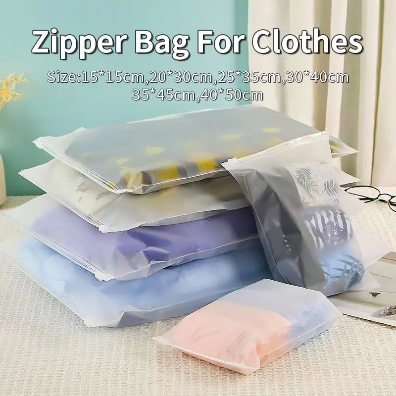 Waterproof Travel Packing for Clothes Pouch Clothing Zipper Bag ...