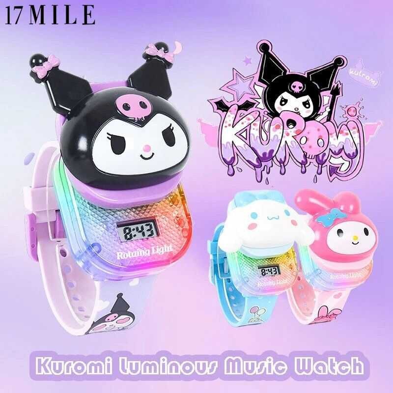 17 MILE Latest Kuromi Luminous Music With Pop Up Panel Sanrio Melody ...