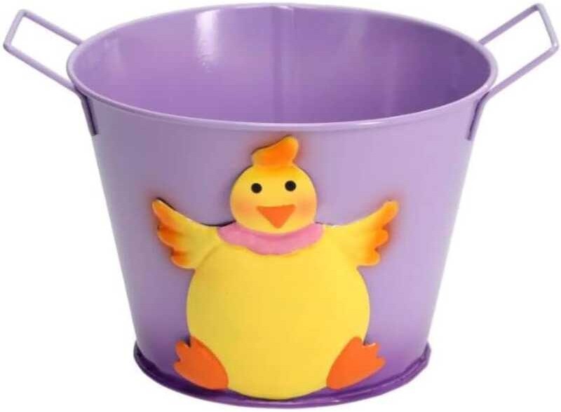 Painted Metal Easter Pails with 3D Icons, 4 in. (3D Chick) | Shopee ...